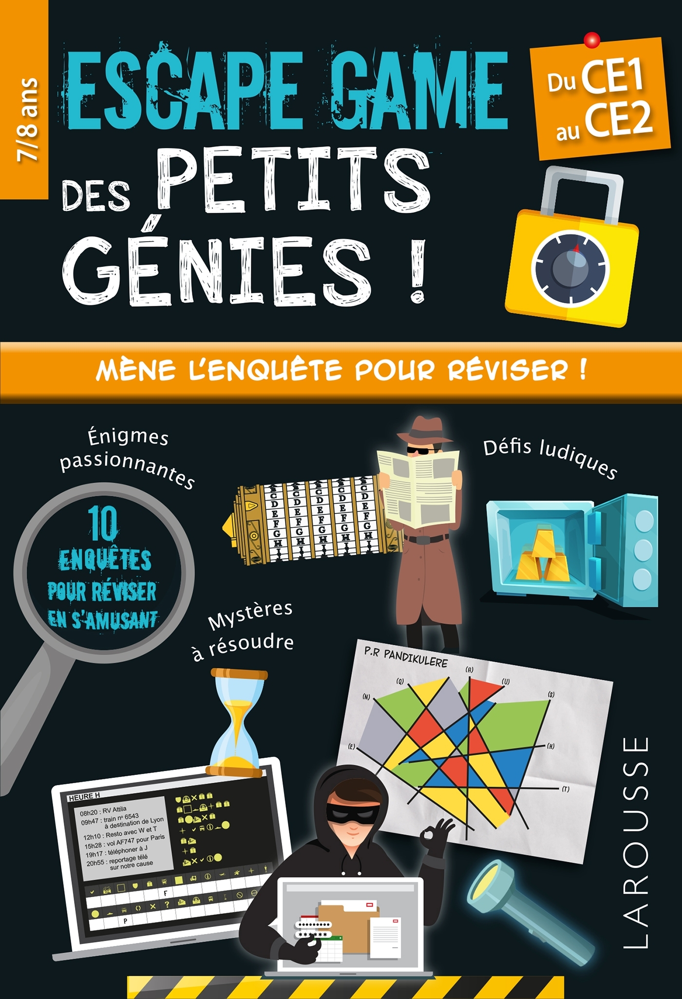 Escape game des petits génies - CE1-CE2 - Cahier de vacances - DIVERS ...